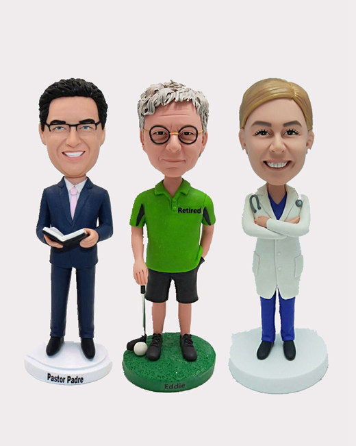3 Fully Custom Bobbleheads- Make your own bobblehead [3 Fully] - $198. ...